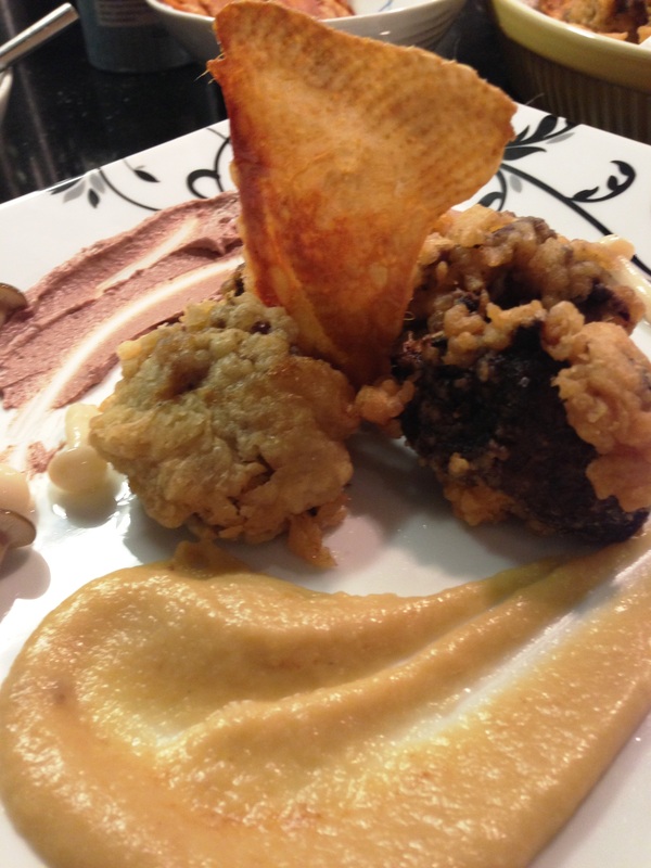 Crispy Fried Chicken Livers, Sweet White Onion Puree, Chicken Liver ...